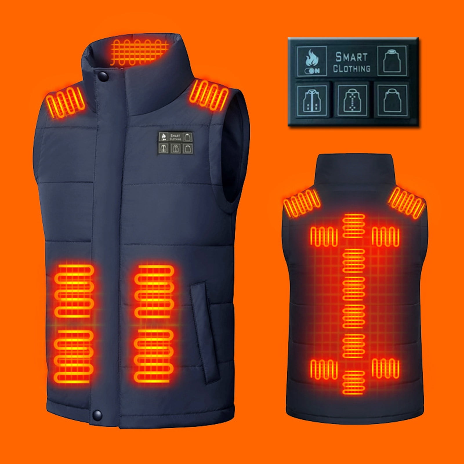 UPPADA Thermal Heated Vest with 8 Heating Zones for Women Lightweight ...