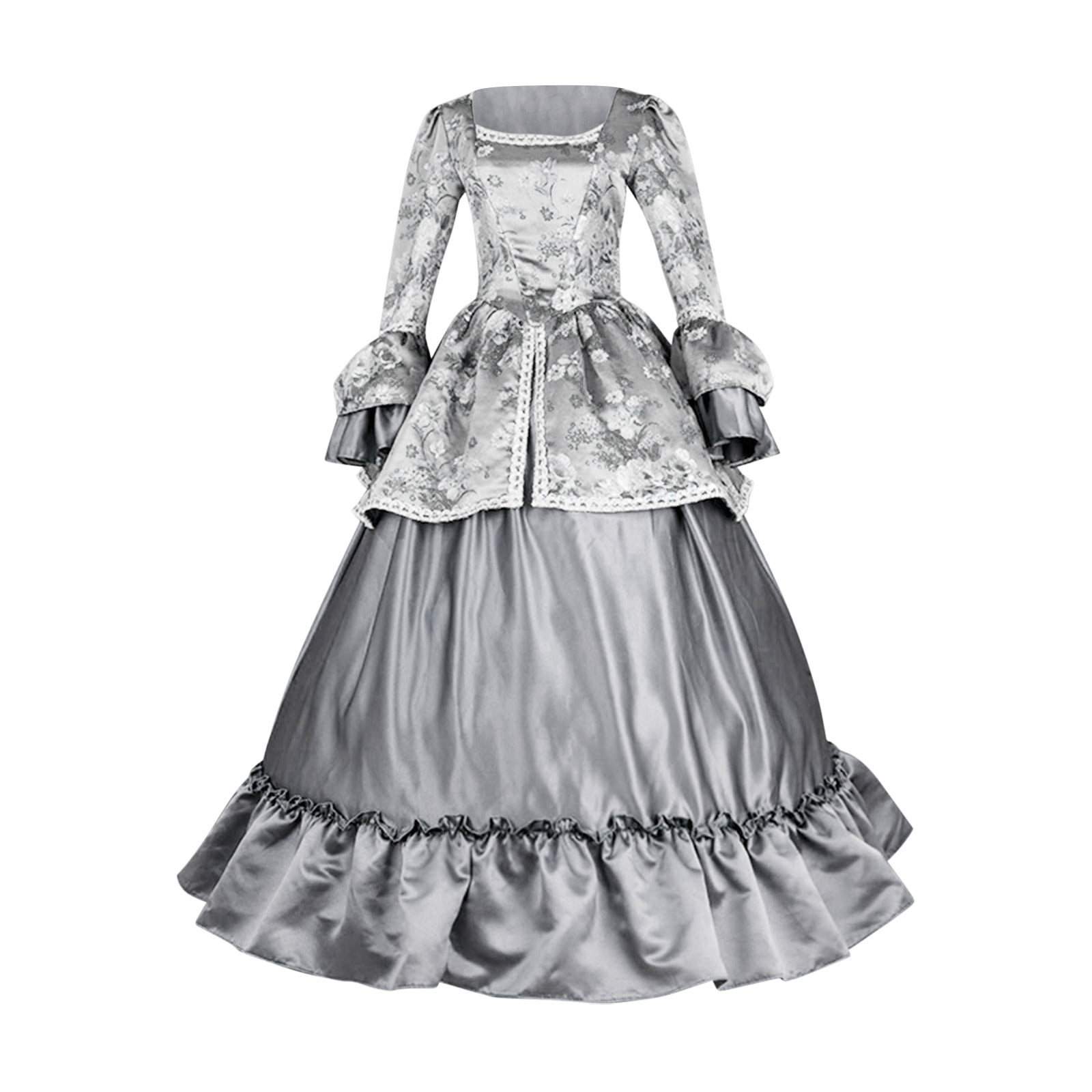 UPPADA Victorian Ball Gown Costume for Womens Long Corset Dresses Plus ...