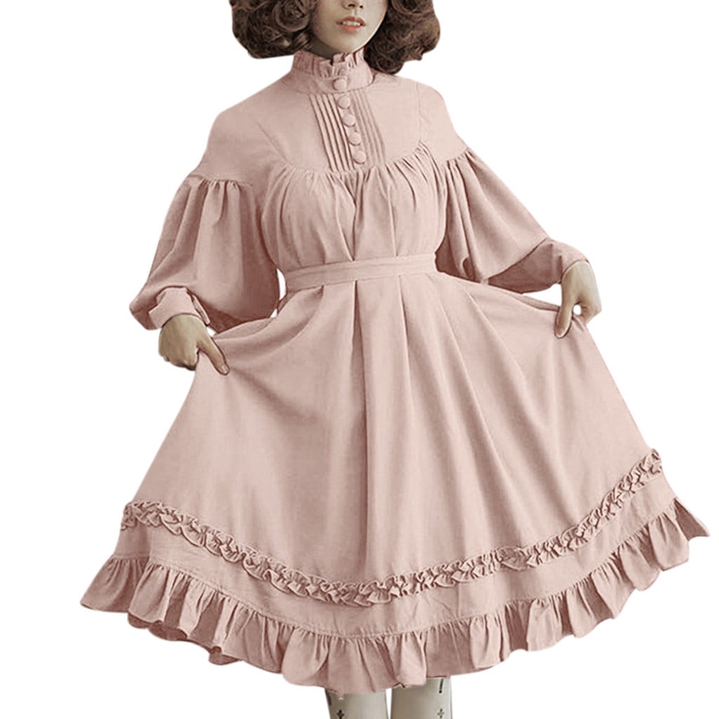 UPPADA Victorian Dresses for Women Medieval Irish Traditional Dress ...