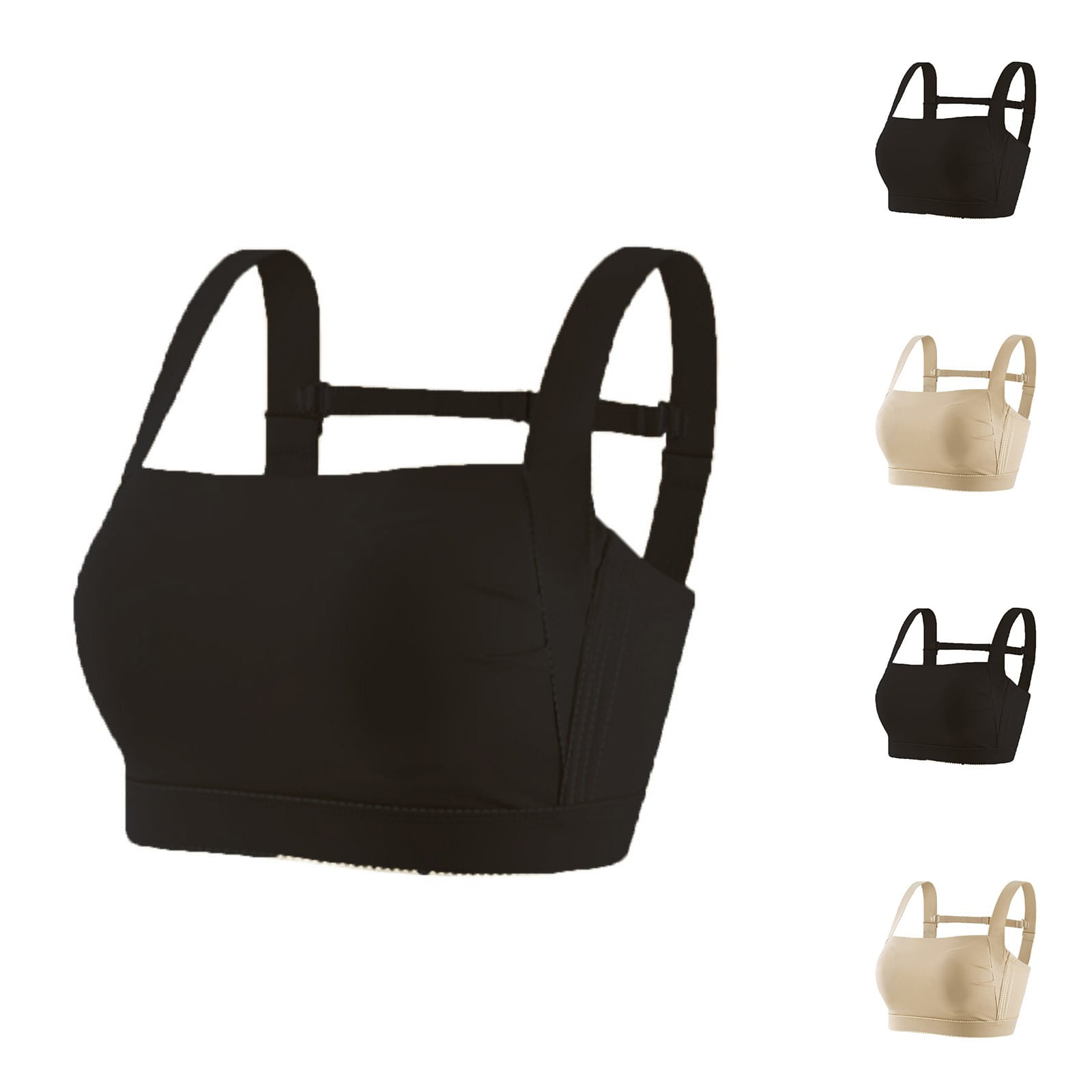 UPPADA Wireless Bralette Bras for Women Cute Striped Pattern Bras No ...