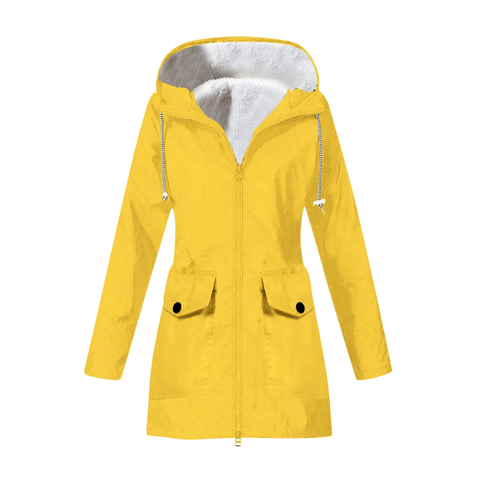 UPPADA Women Solid Basic Rain Coats Lightweight Outbasic Door Jackets ...