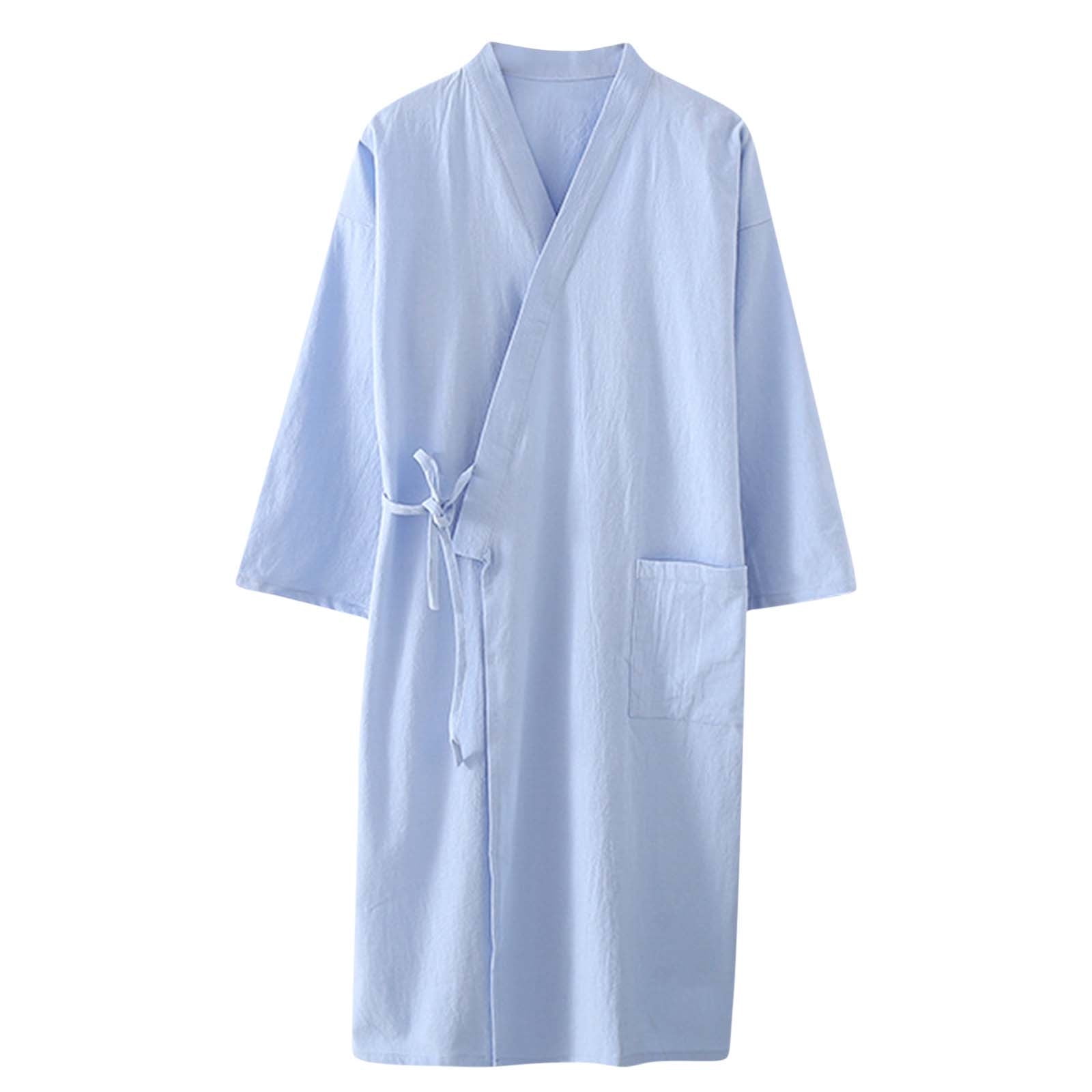 UPPADA Womens 2 Piece Silk Pajamas Set Ruffle Solid Satin Kimono Robe ...