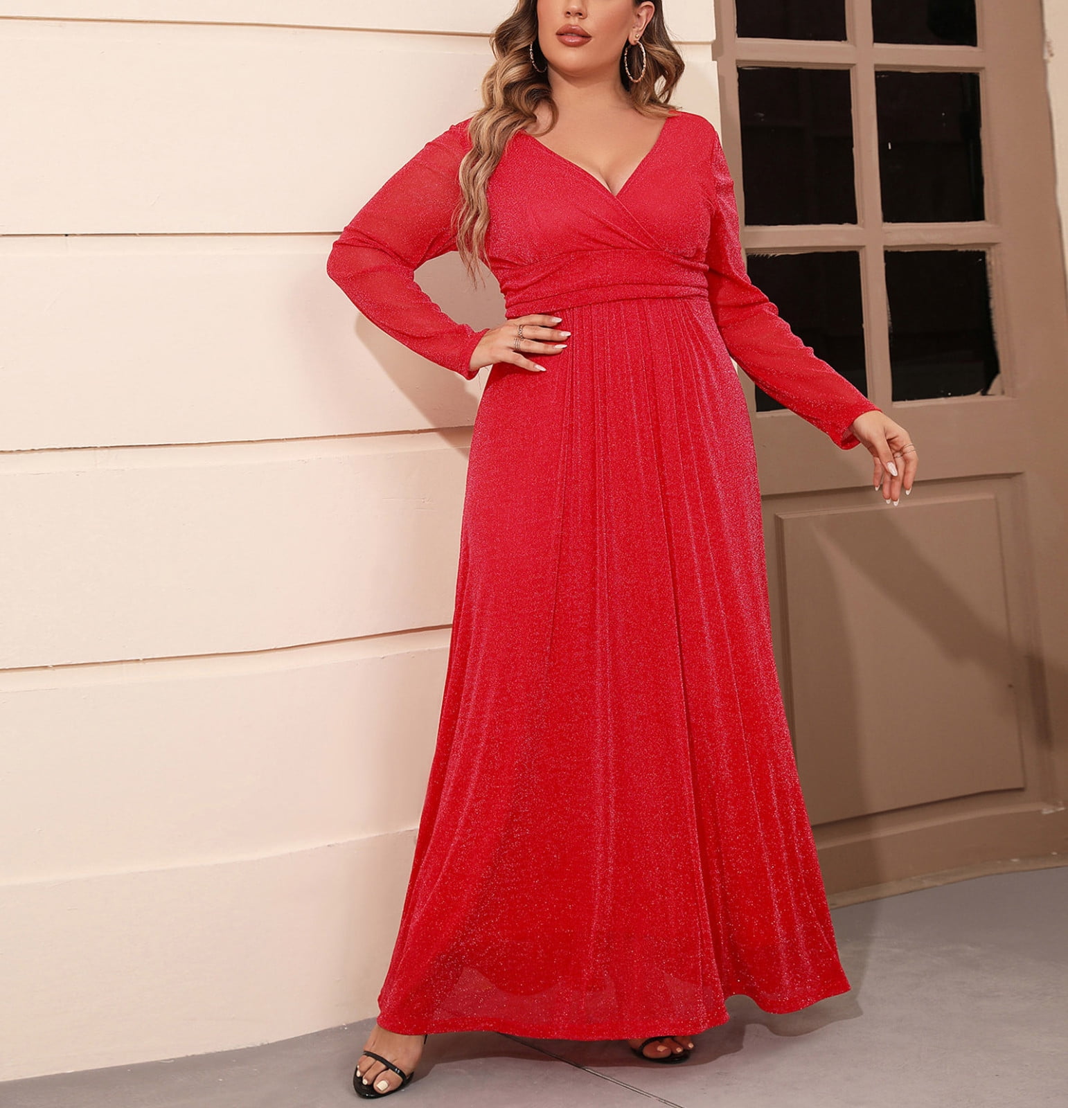 UPPADA Womens Plus Size Wedding Guest Dresses Halter Mesh Lace Dress Sleeveless Bodycon Corset ...