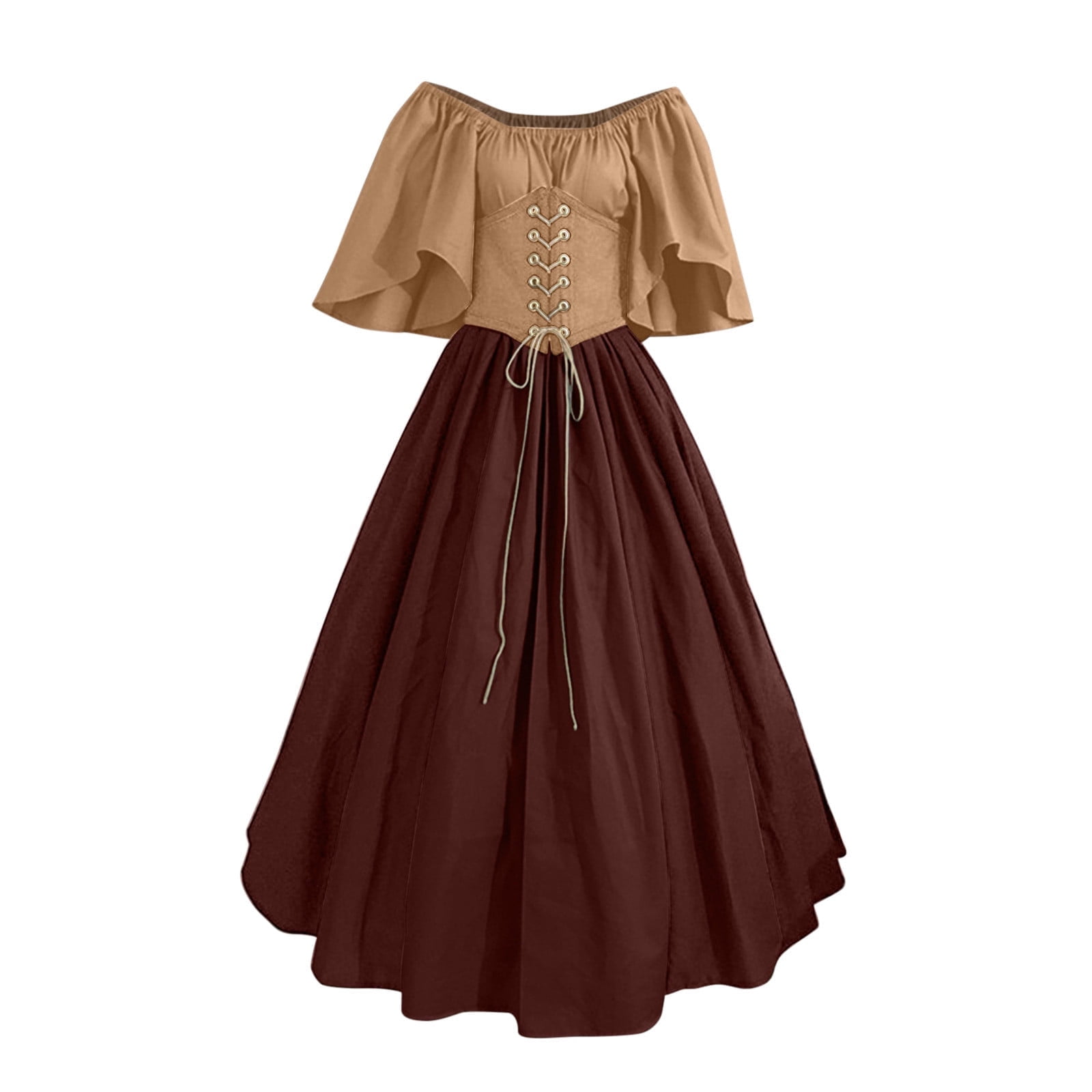 UPPADA Womens Renaissance Faire Dresses, Medieval Irish Traditional ...
