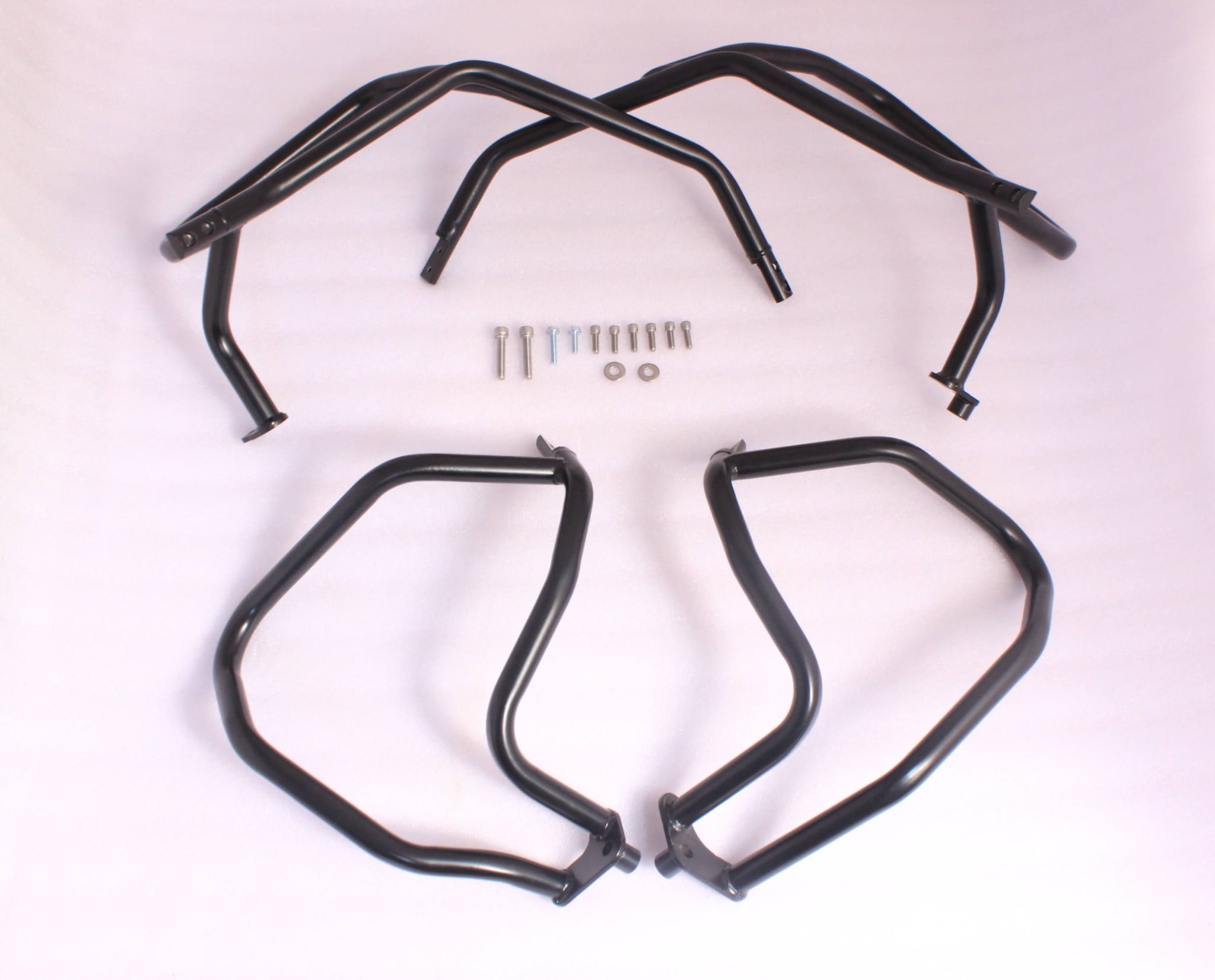 UPPER LOWER ENGINE TANK CRASH BARS GUARDS 4 BMW R1200GS 08-12 MATTE ...