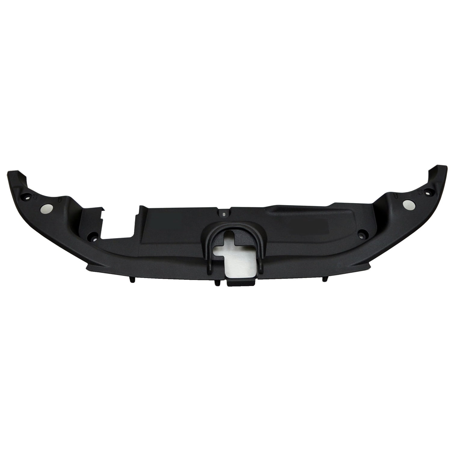 UPPER RADIATOR SUPPORT COVER [SIGHT SHIELD]; TEXTURED BLACK PP PLASTIC ...