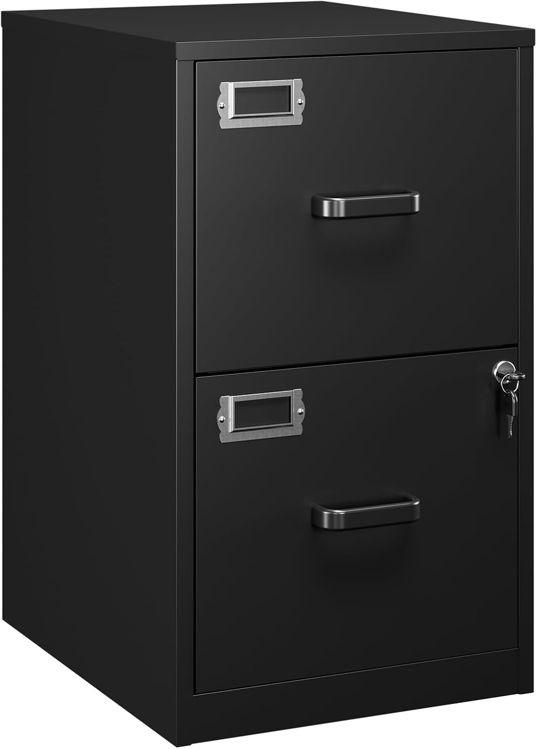 UPPYL 2 Drawer File Cabinet，Mobile Filing Cabinet with Lock and Wheels ...