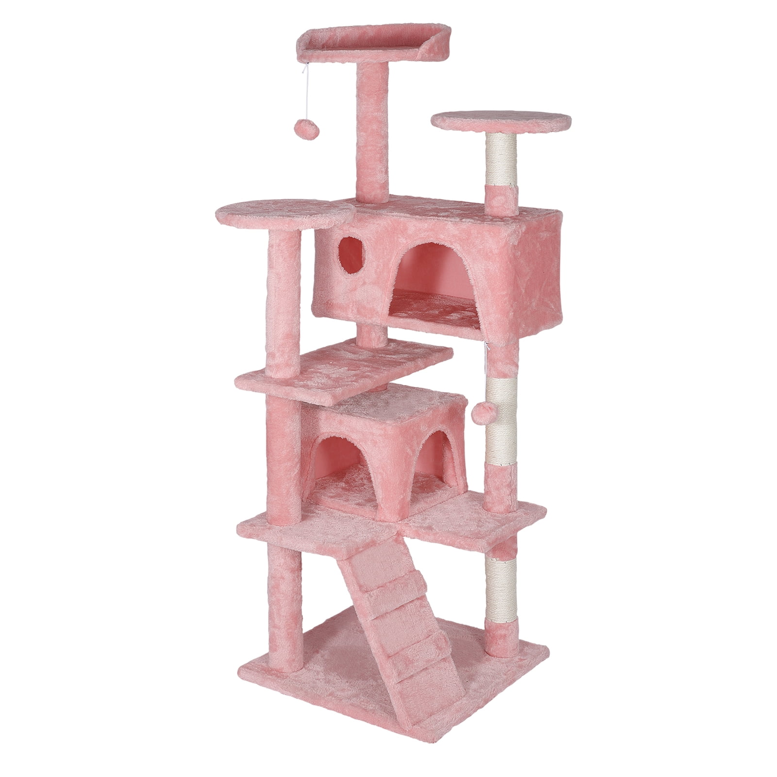 UPPYL 55-Inch Cat Tree Tower – Multi-Level with Sisal Scratching Post ...