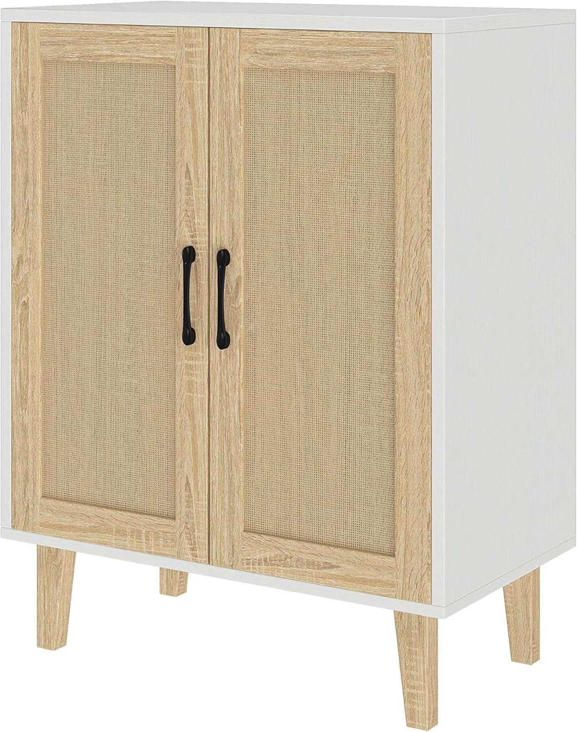 UPPYL Buffet Cabinet Sideboard with Rattan Decorated Doors | Stylish ...