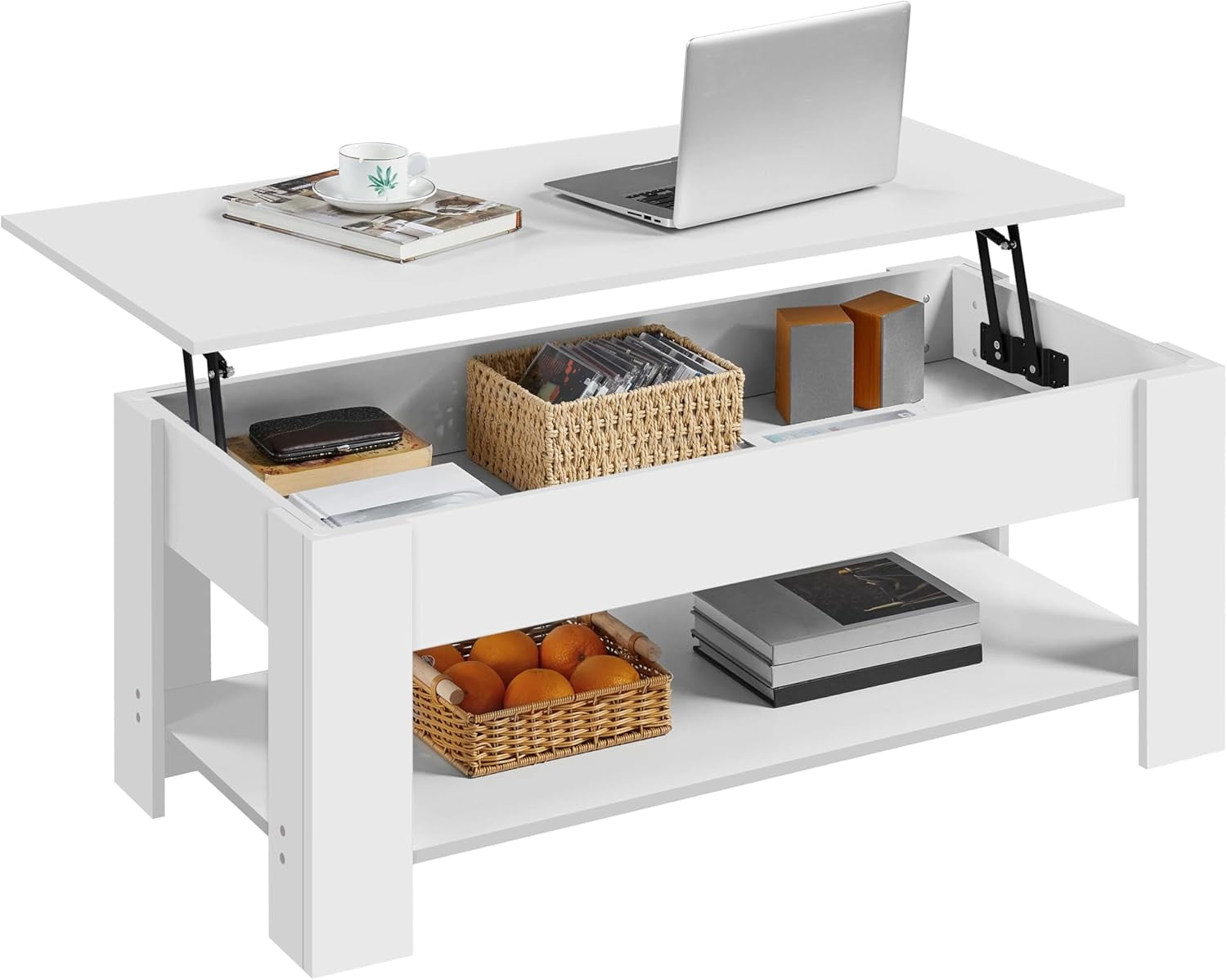 UPPYL Coffee Table, 47.5in Lift top Coffee Table with Hidden ...