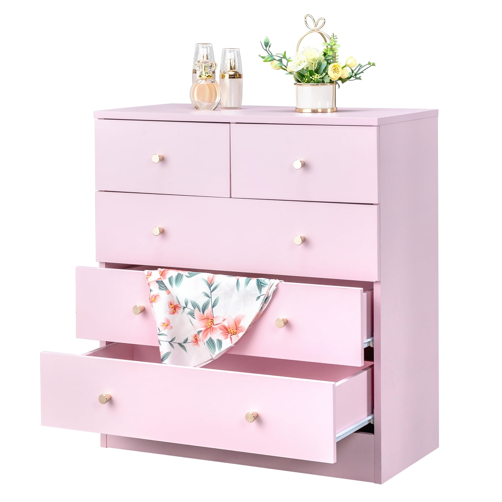 UPPYL Drawer Dresser for Bedroom, Modern Wood Dresser Chest of Drawers ...