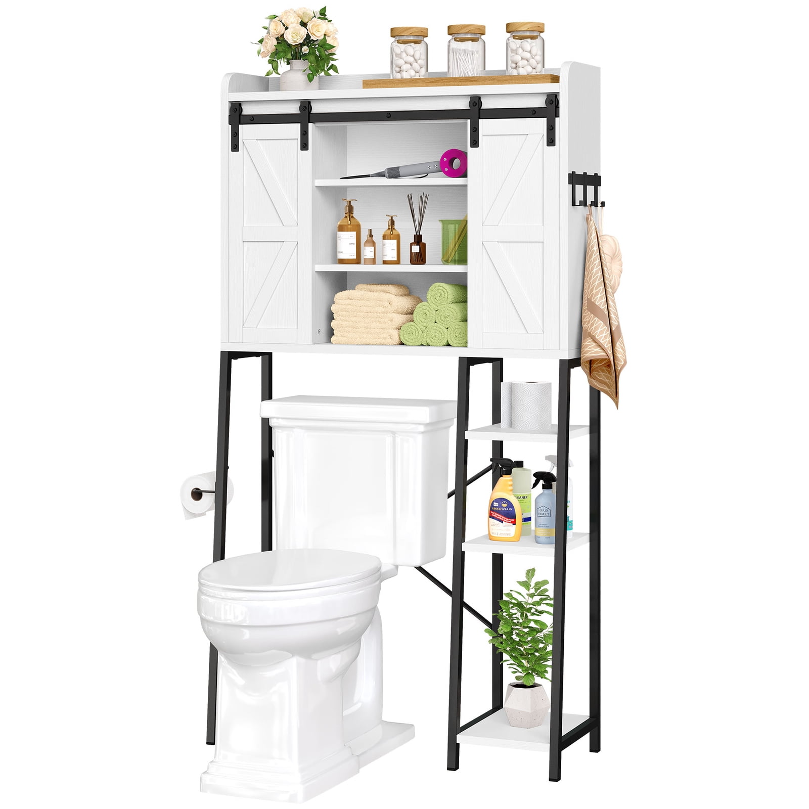 UPPYL Over The Toilet Storage Cabinet, Bathroom Shelves Over Toilet ...