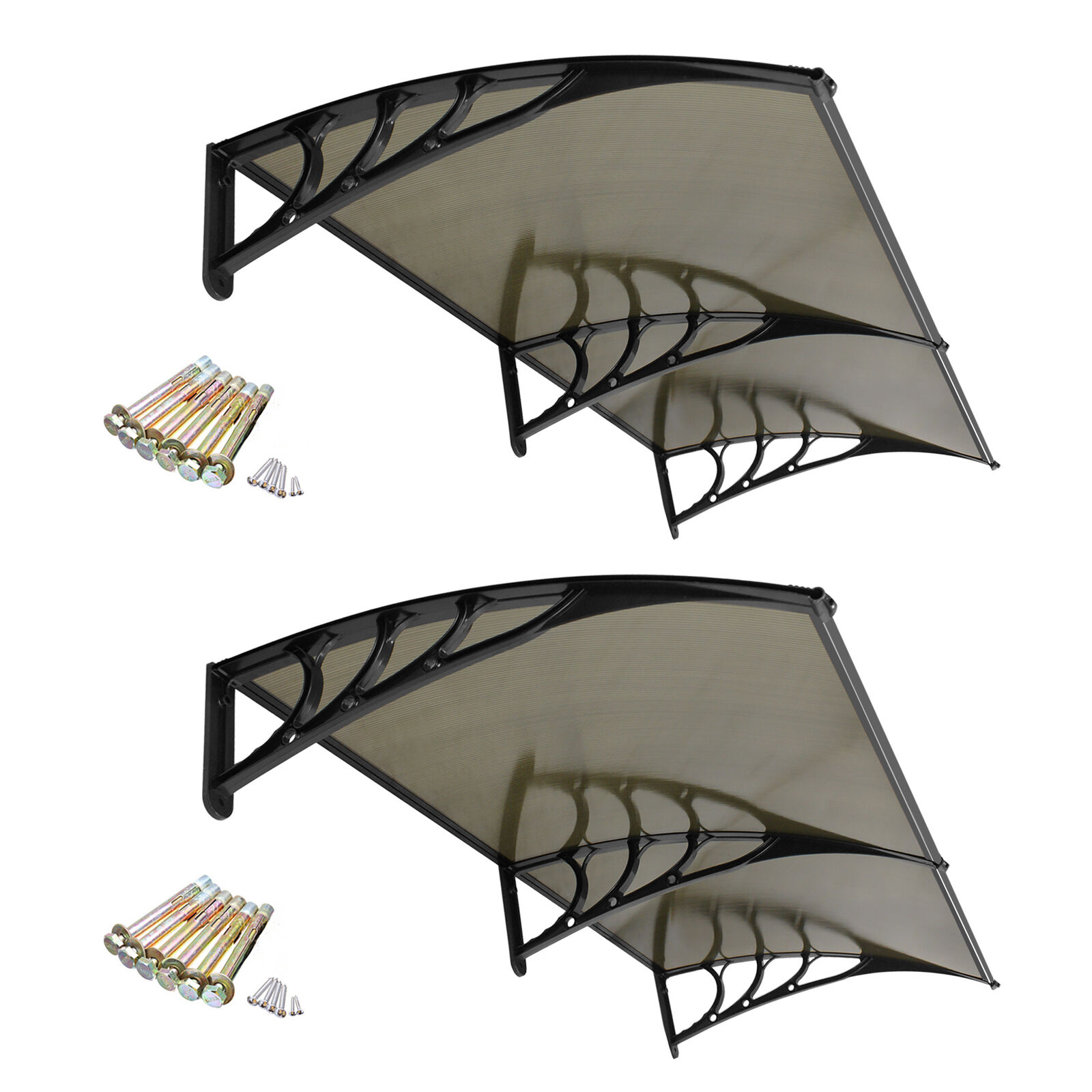 UPPYL Window Awnings for Doors Canopy 40''x80'', Polycarbonate Cover ...