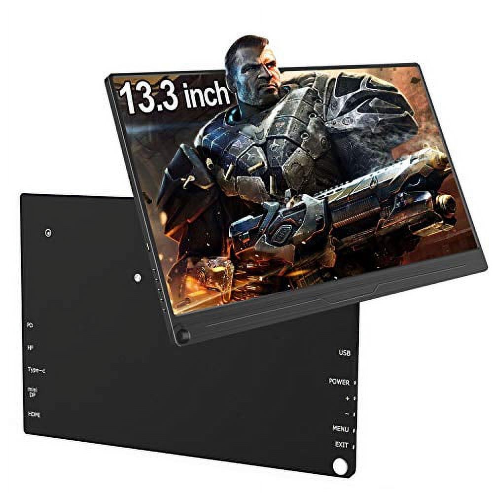UPRFECT 13.3" Game Monitor Portable Computer Monitor IPS Display ...