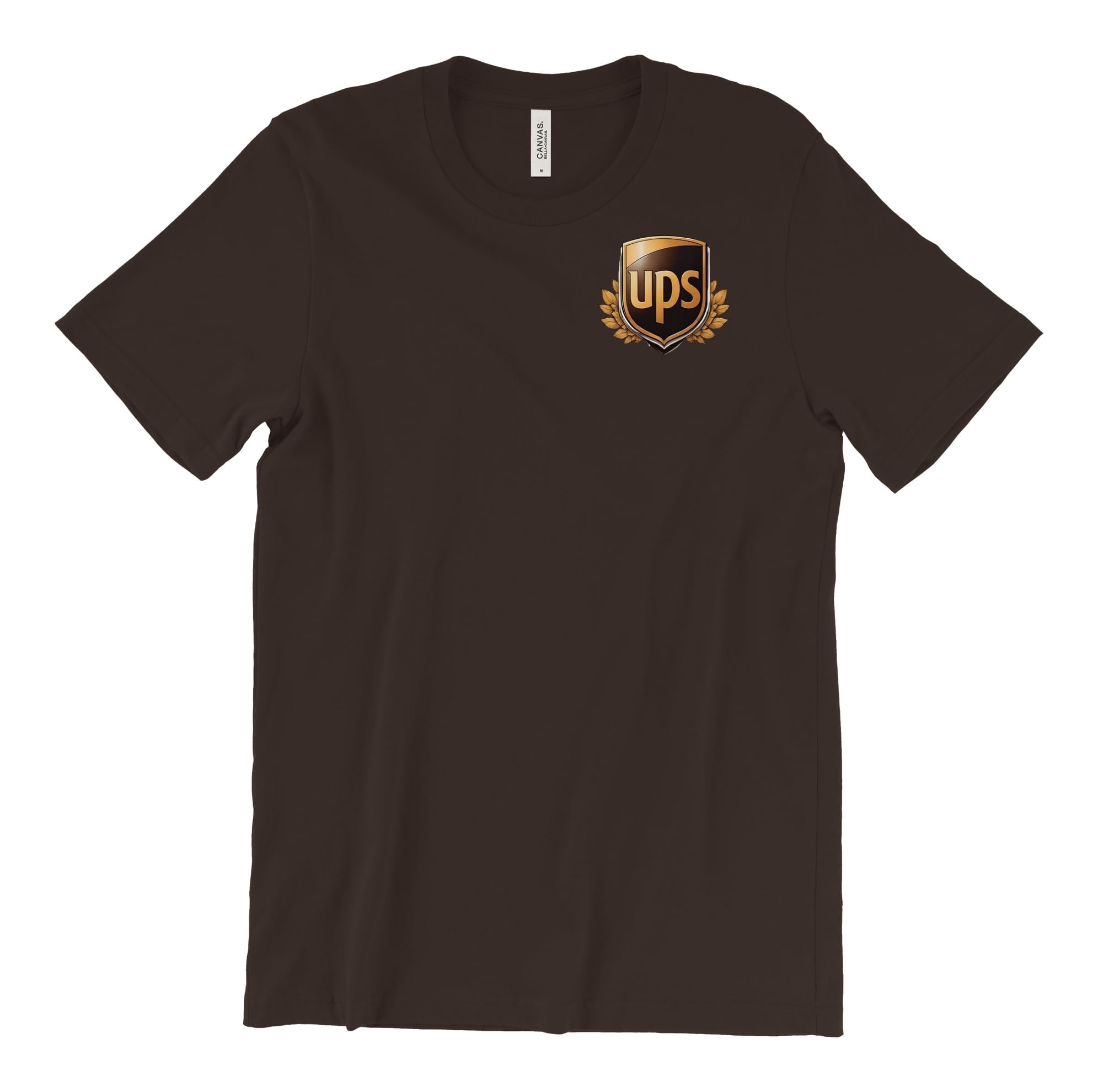 UPS Brown Short Sleeve T-Shirt United Parcel Service Official Colors ...