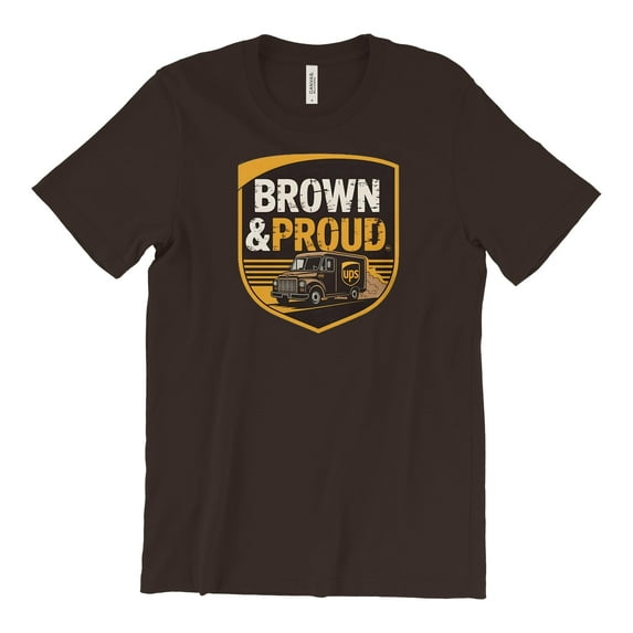 UPS Brown and Proud Short Sleeve T-Shirt United Parcel Service Official ...