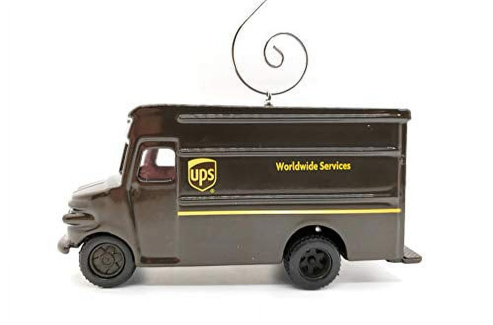 UPS Parcel Delivery Truck Custom Christmas Ornament 1:64 Diecast ...
