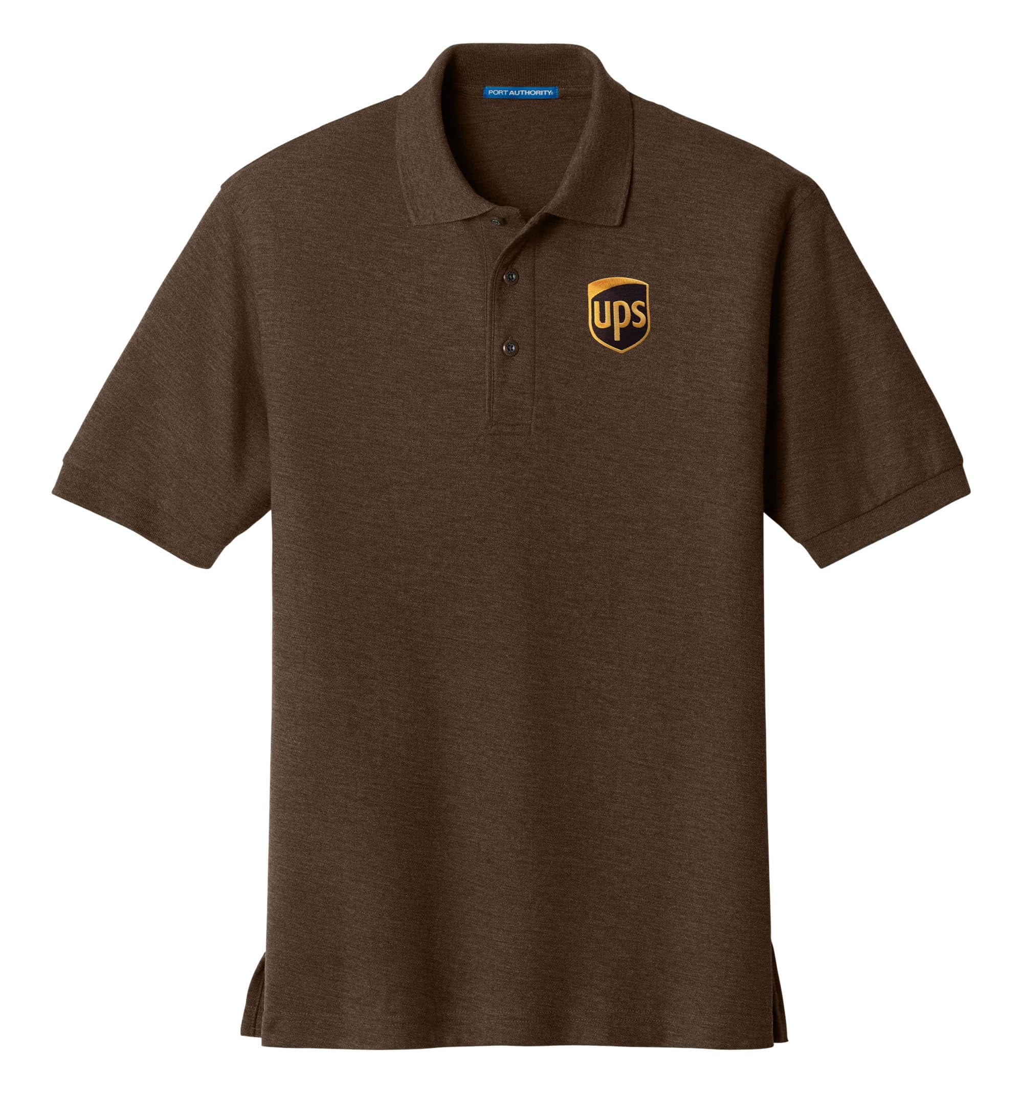 UPS Silk Touch Polo Men's United Parcel Service with Embroidered Patch ...