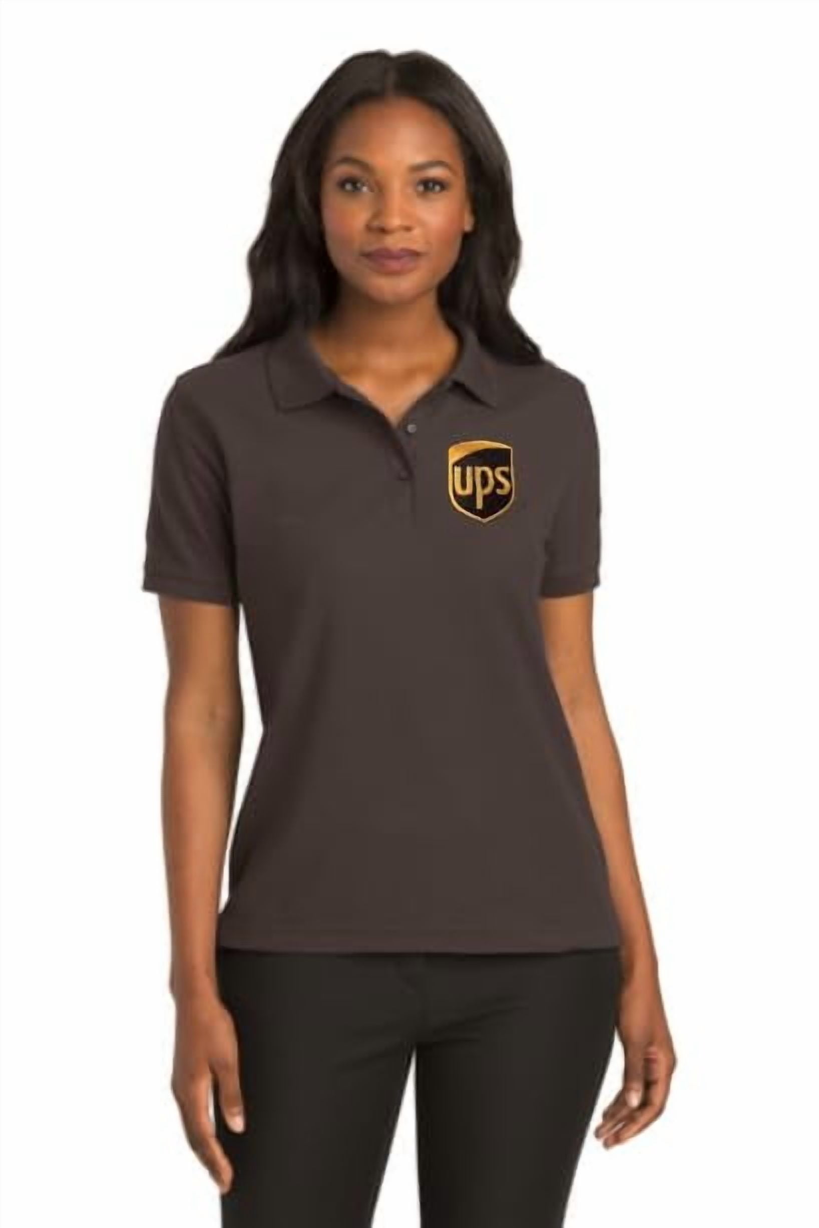 UPS Silk Touch Polo Women's United Parcel Service Official Colors and ...