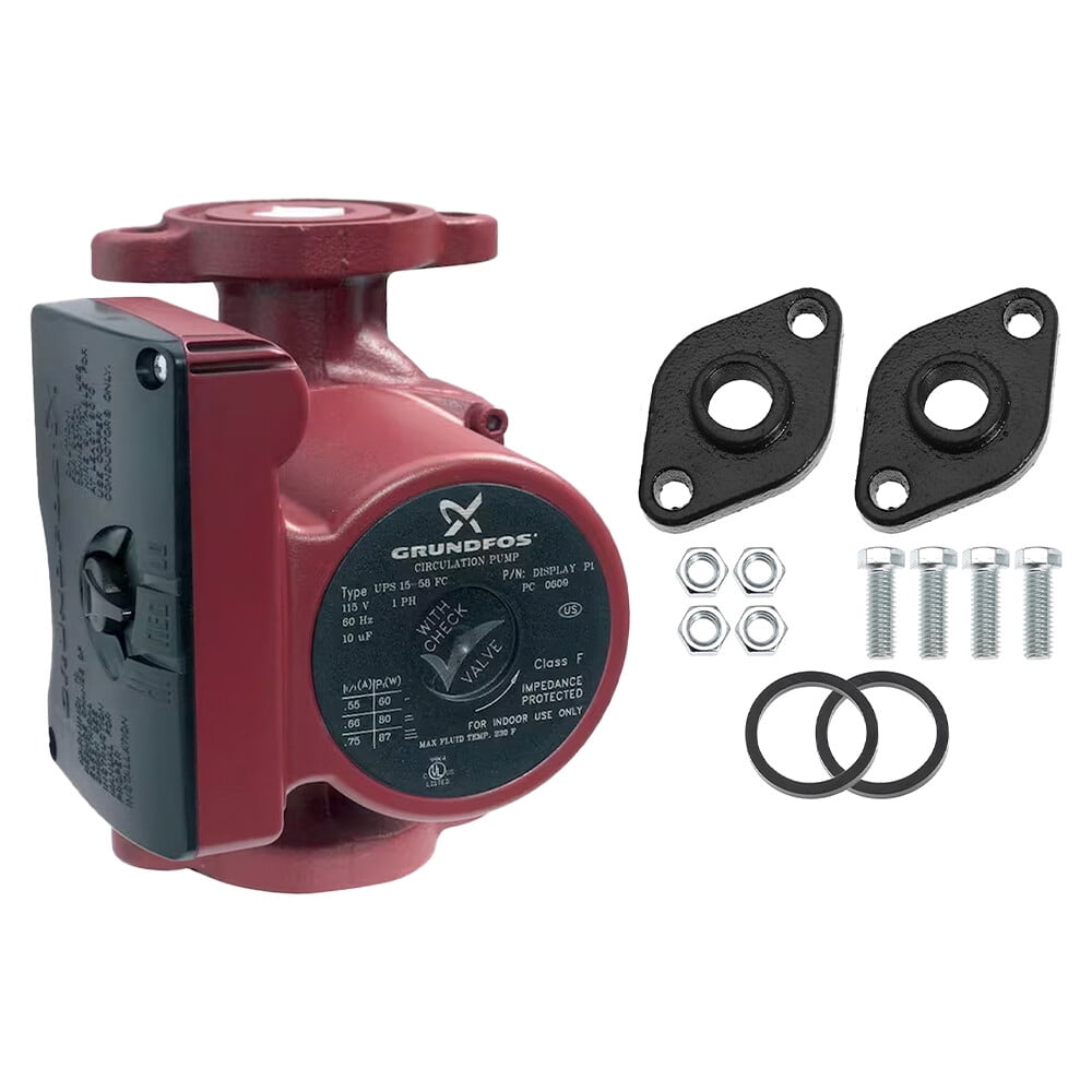 UPS15-58FC Pump (Cast Iron) 59896341 Outside Boiler Furnace w/Pump ...
