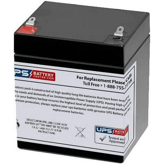 UPSBatteryCenter 12V 5Ah Compatible Replacement Battery for Casil MH26038 - Walmart.com