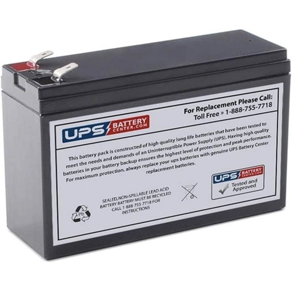 UPSBatteryCenter® 12V 6.5Ah Compatible Replacement Battery for ...