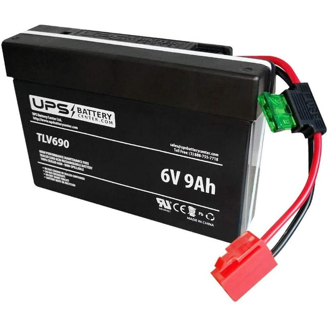 UPSBatteryCenter® 6V Battery Replacement for Kid Trax 6-Volt Classic ...