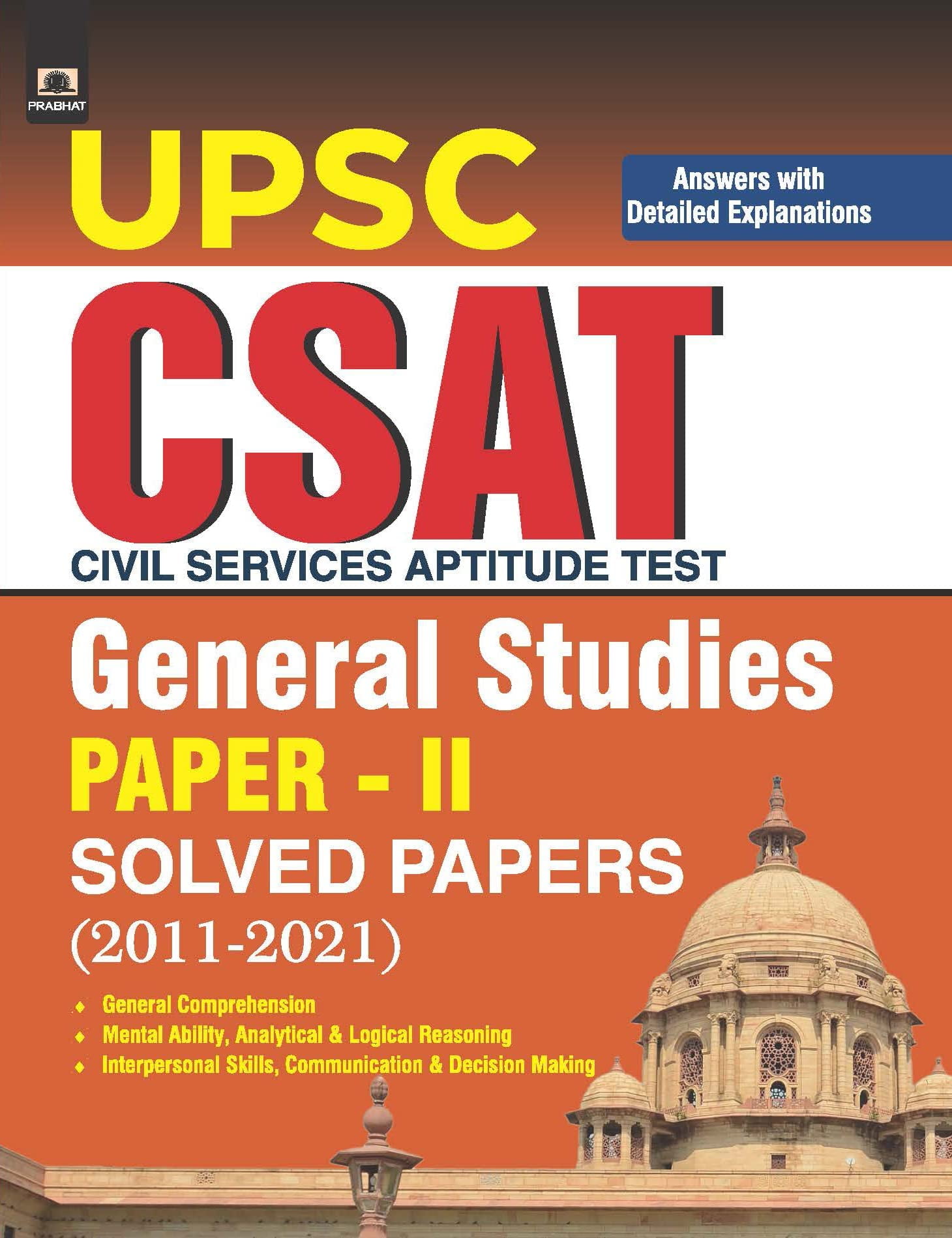 UPSC: CSAT General Studies Paper 2 Solved Papers 2011-2021 - Walmart.com