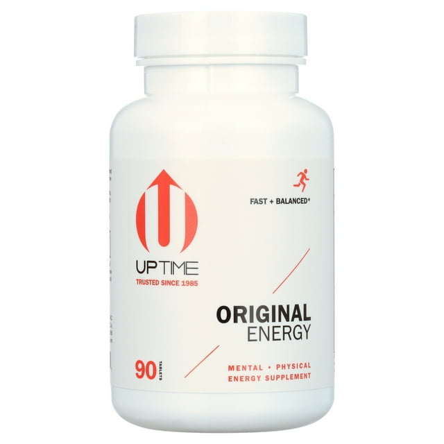 UPTIME Premium Energy Supplement, Original Blend Tablets, 90ct Bottle ...