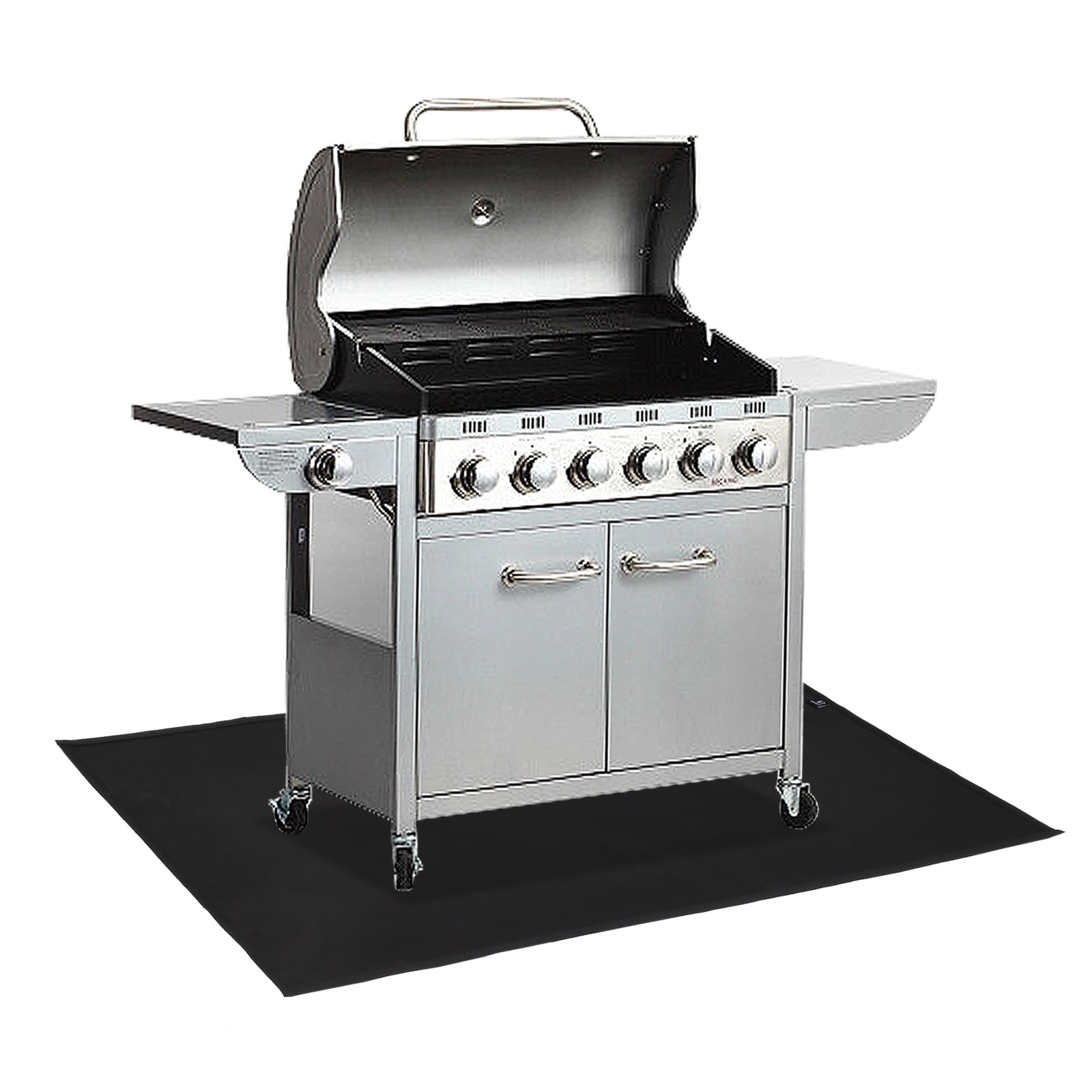 UPTRUST 48x30 Inch Outdoor Grill Mat, Double-Sided Fireproof ...