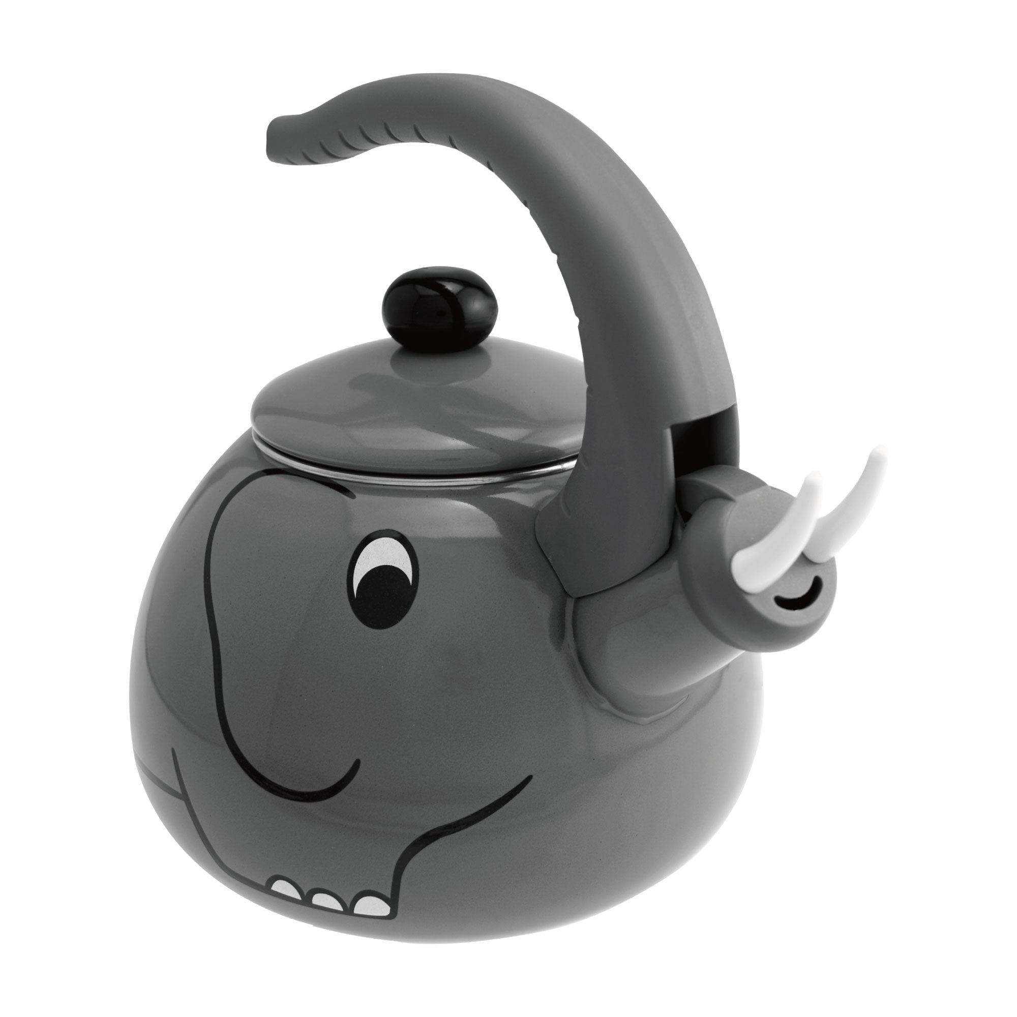 UPware 2 Quart Enamel-on-Steel Whistling Tea Kettle (Elephant ...