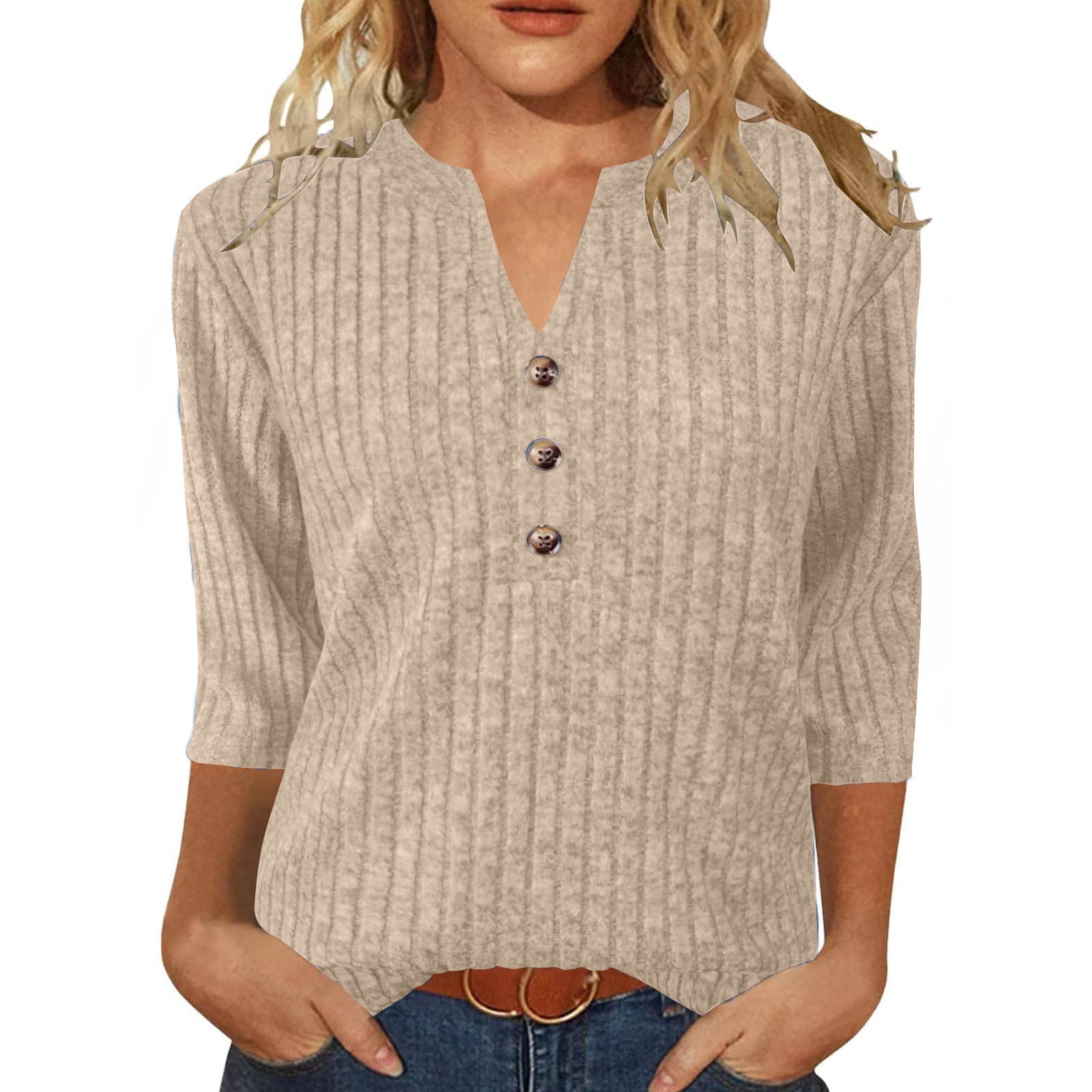 UQJfacai Long Sleeve Shirts for Women Business Casual Outfits Dressy ...
