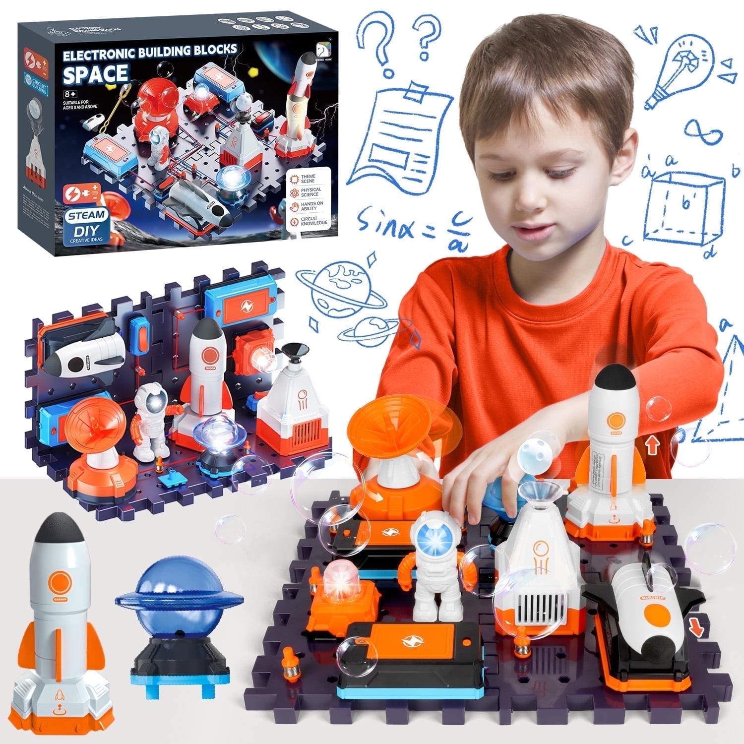 UQN Science Kits for Kids 8-12, Space Aerospace Experiment Set, STEM ...
