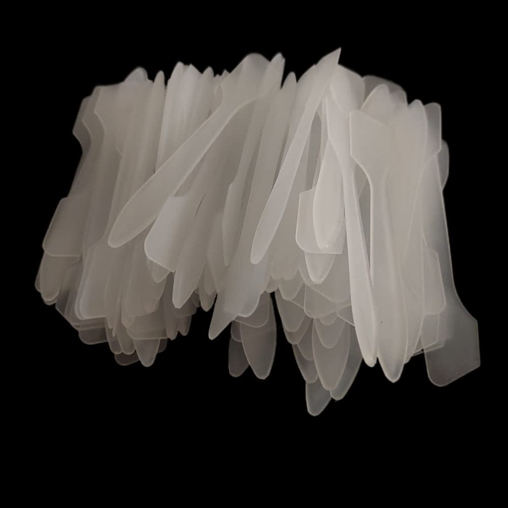 UQUABESO Translucent Frosted Tip KEF16 Makeup Spatula, Mini Makeup ...