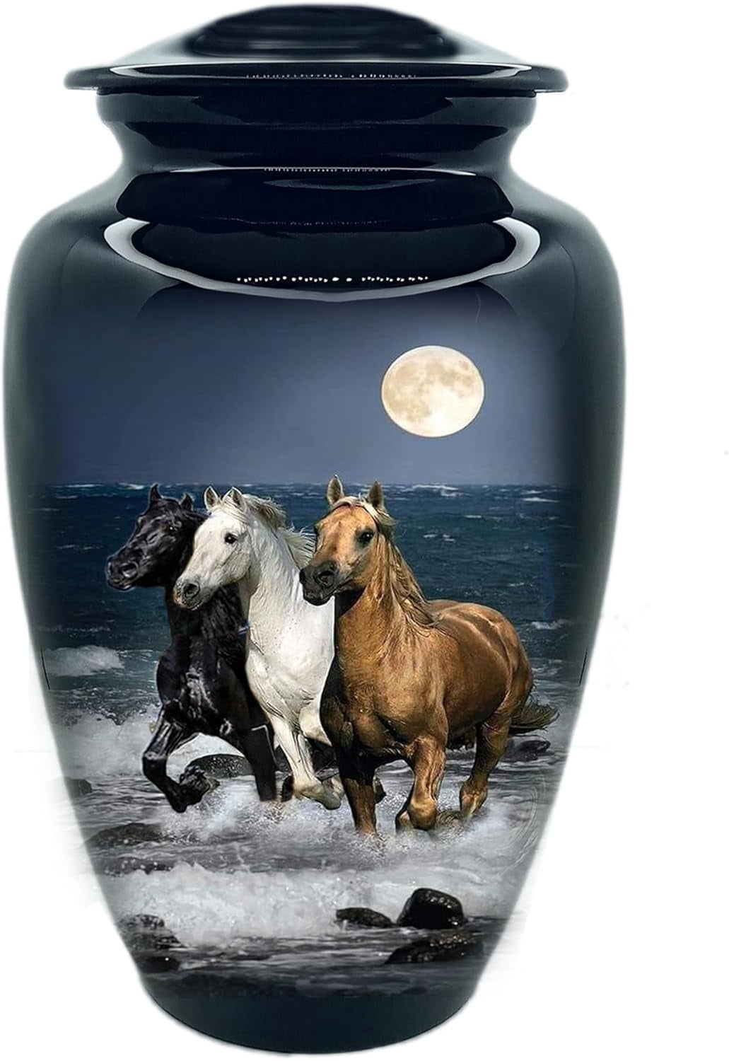 UR Cremation Urns- Three Running Horse Adult Urn –Best Urn for Human ...