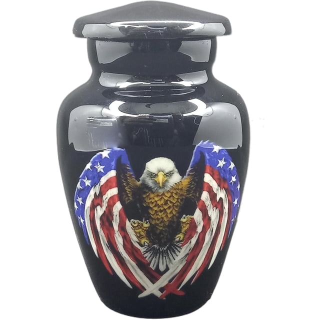 UR Keepsake Urn –American Eagle Keepsake Cremation Urn for Human Ashes ...