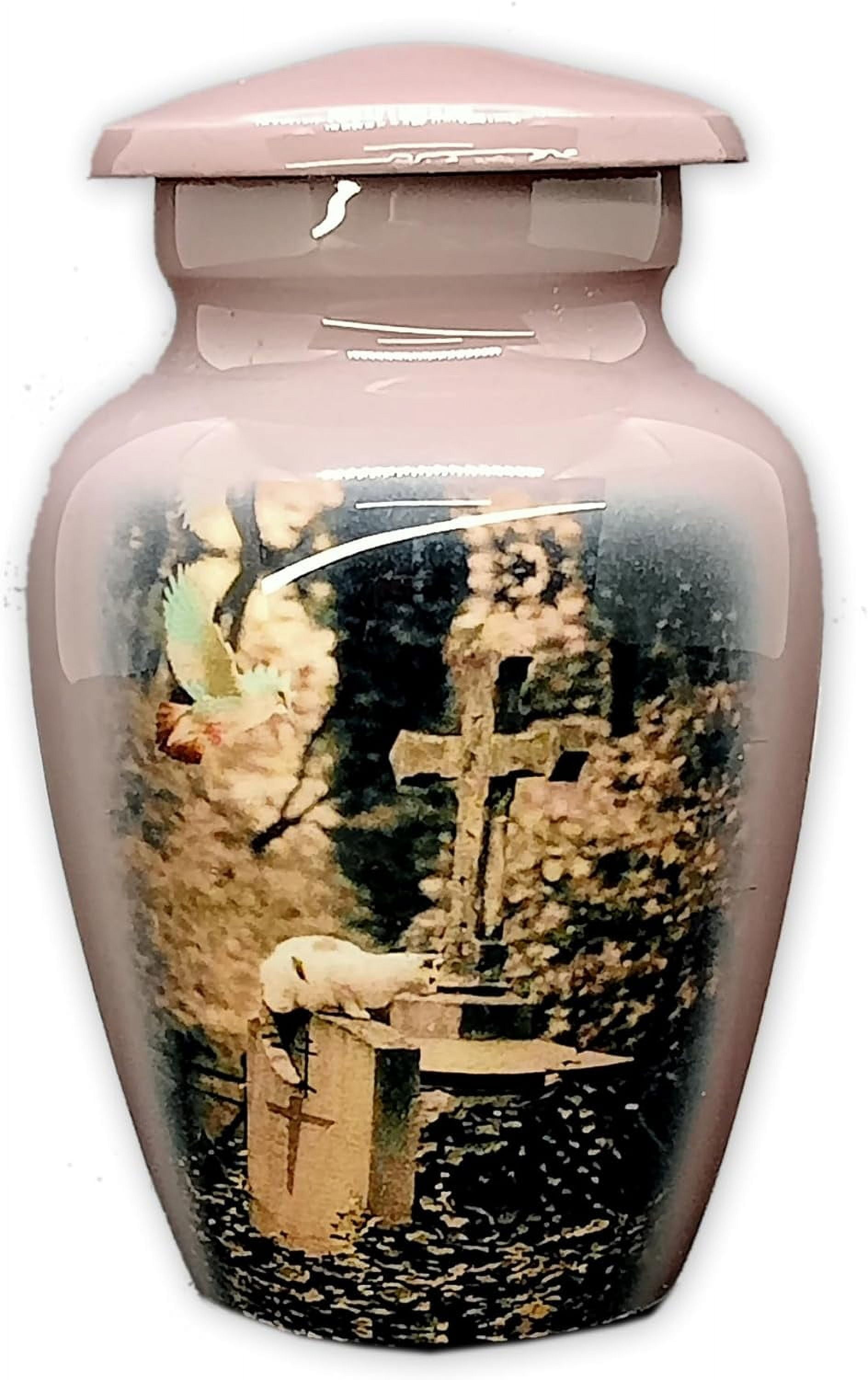 UR Keepsake Urn –Pigeon and Cat Visit Their Beloved in The Cemetery ...