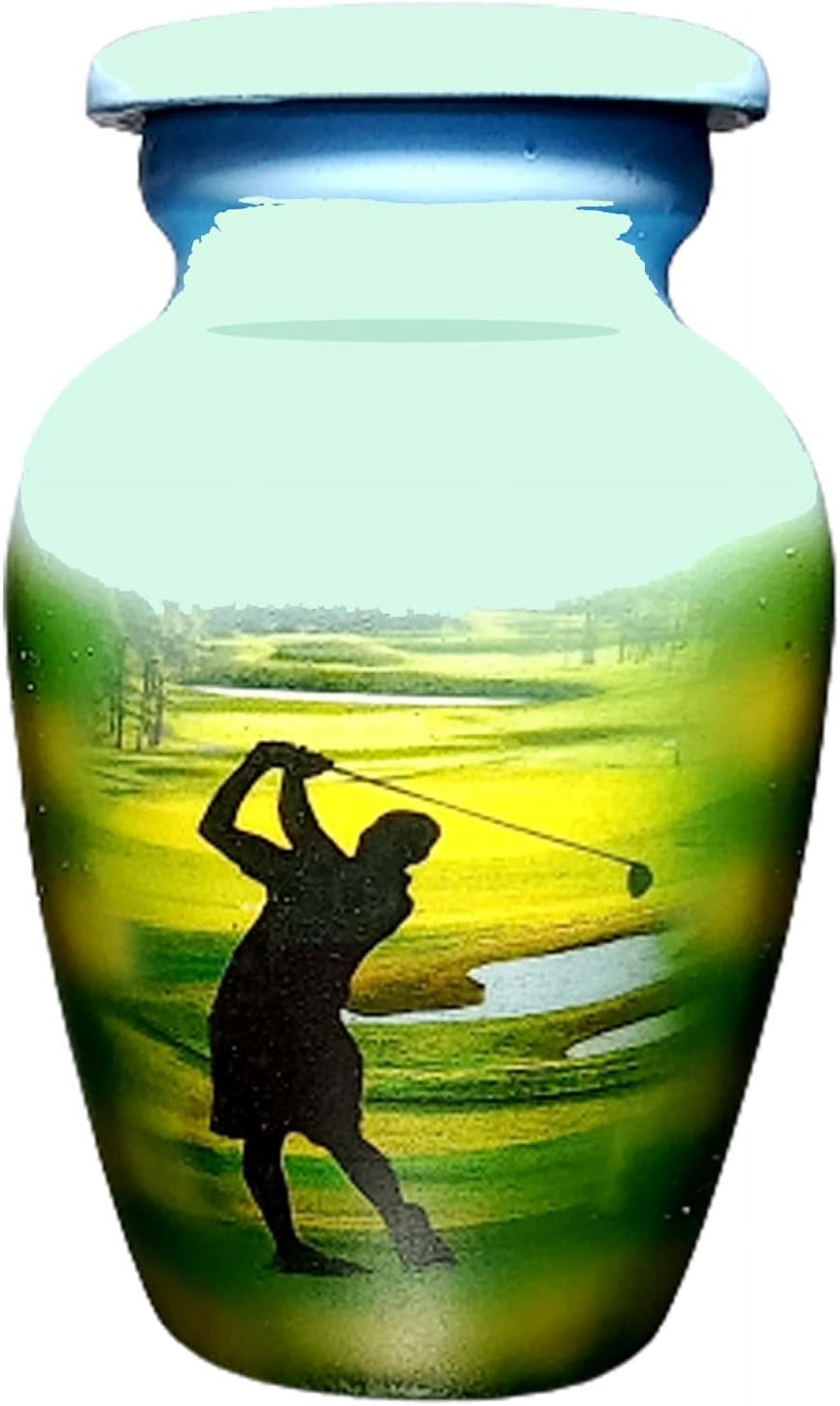 UR urns Keepsake Urn –Perfect Golf Man Keepsake Cremation Urn for Human ...