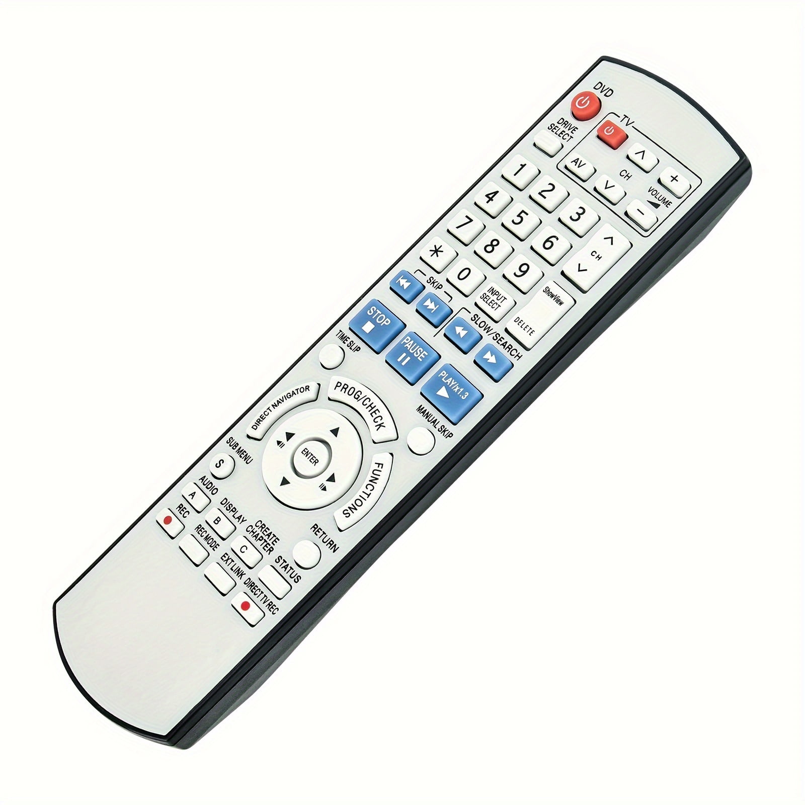 EUR7659YC0 Replacement Remote Control Compatible with Panasonic DVD VCD ...