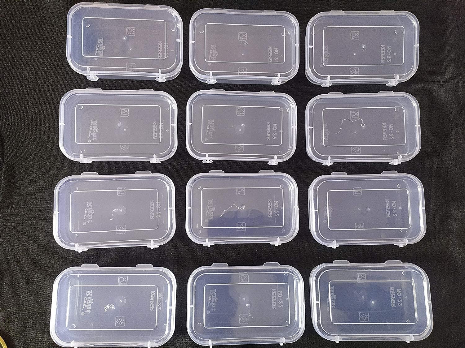 URBAA Plastic Small Storage Boxes with Lock LidsJewellery Case ...