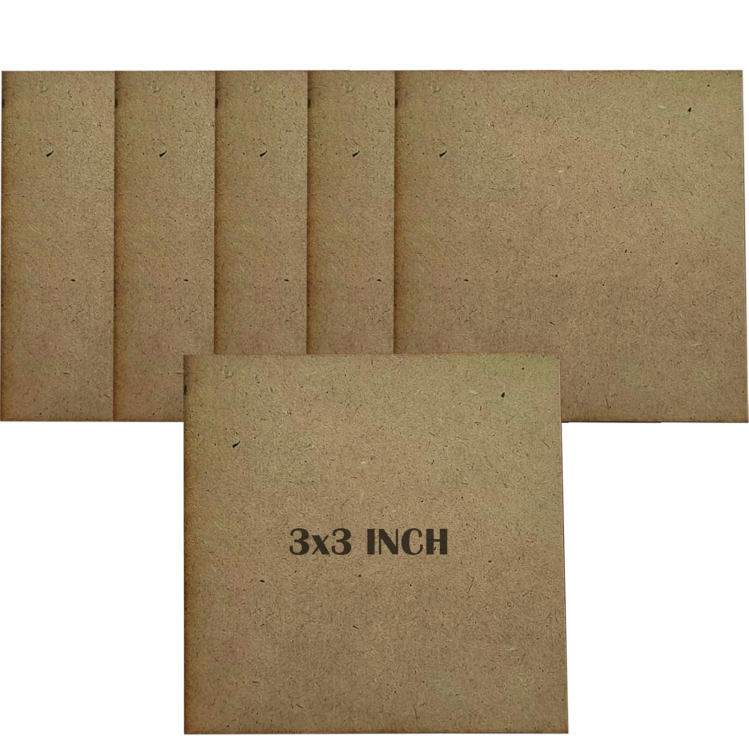 URBAN BOX 25 MM MDF Square Sheets for Crafts Unfinished Plywood Boards ...