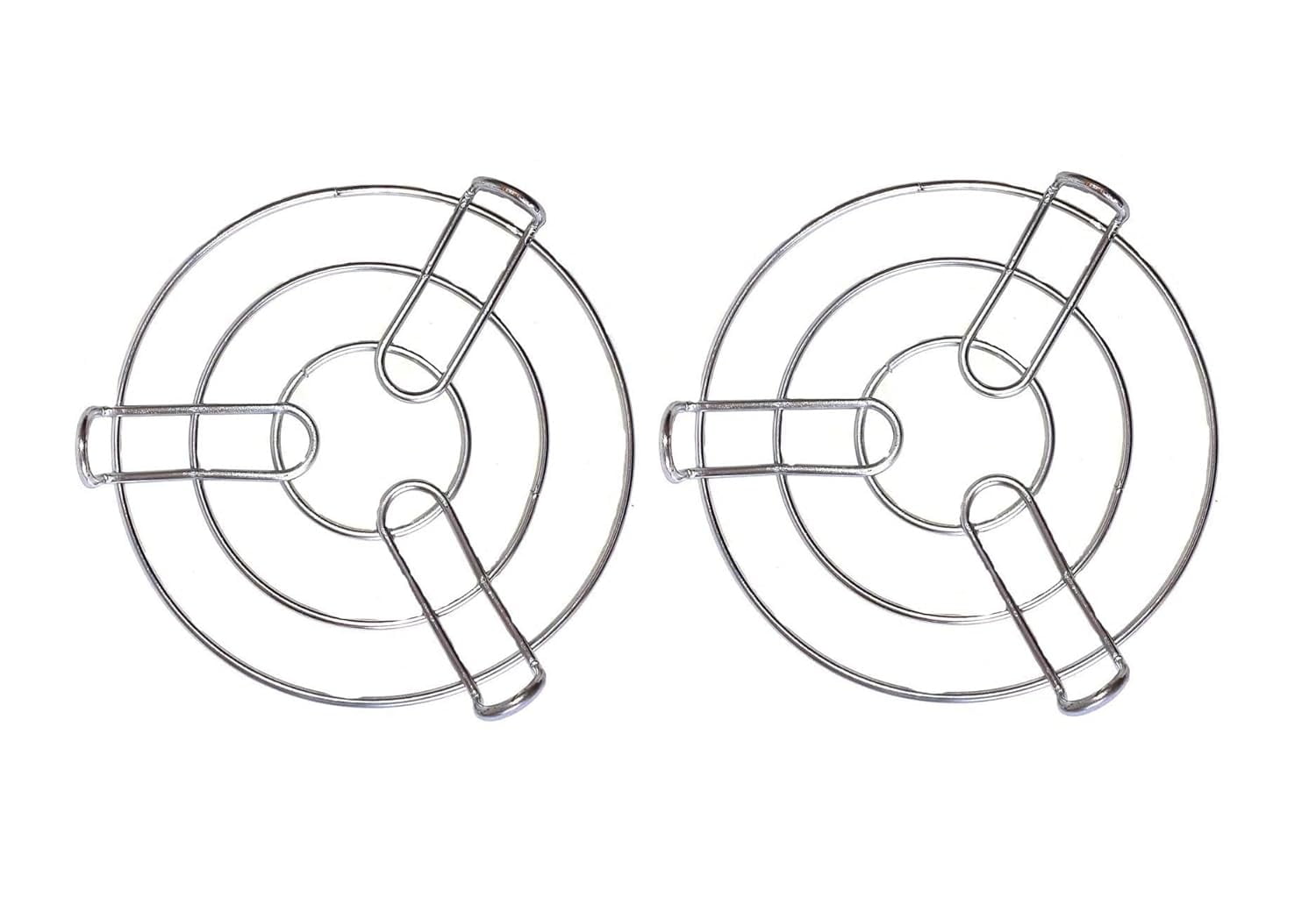 URBAN BUY Stainless Steel Round Cooker Stand and Kadai Stand and ...