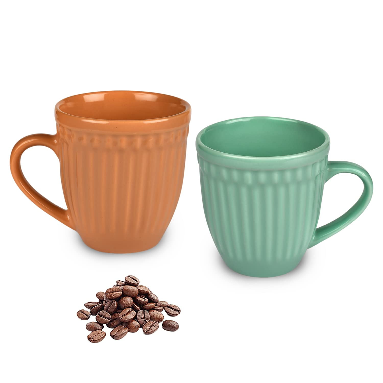 URBAN CHEF Cup Set of 2 Cup Tea Cup Tea Cup Set Ceramic Cup Microwave ...