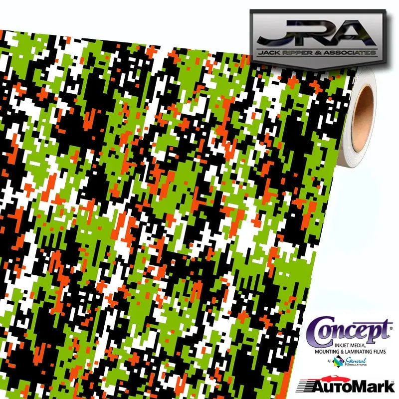 URBAN GREEN Digital Camouflage Vinyl Car Wrap Camo Film Decal Sheet Roll - Walmart.com