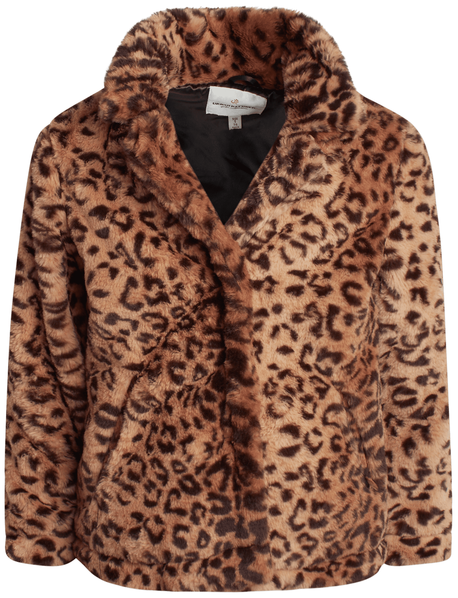 URBAN REPUBLIC Girls Fur Jacket - Warm Long Length Plush Ultra Soft ...
