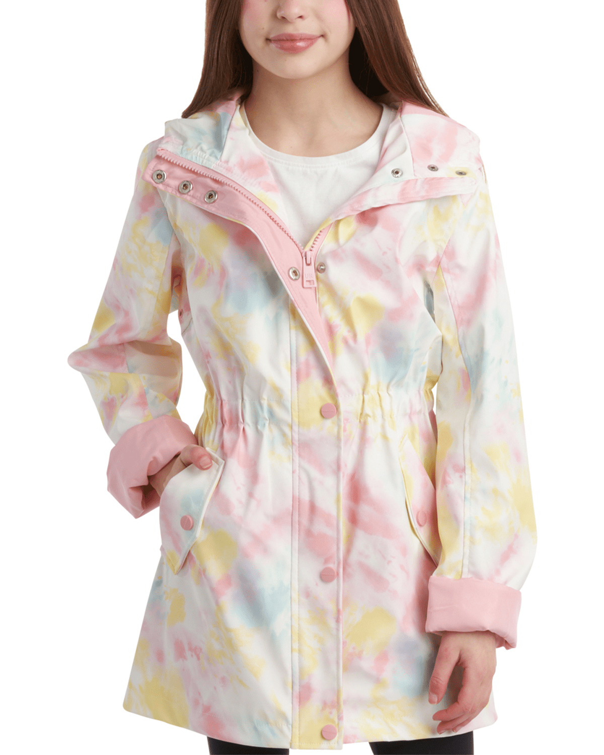 URBAN REPUBLIC Girls Rain Jacket - Lightweight Slicker Shell Vinyl ...