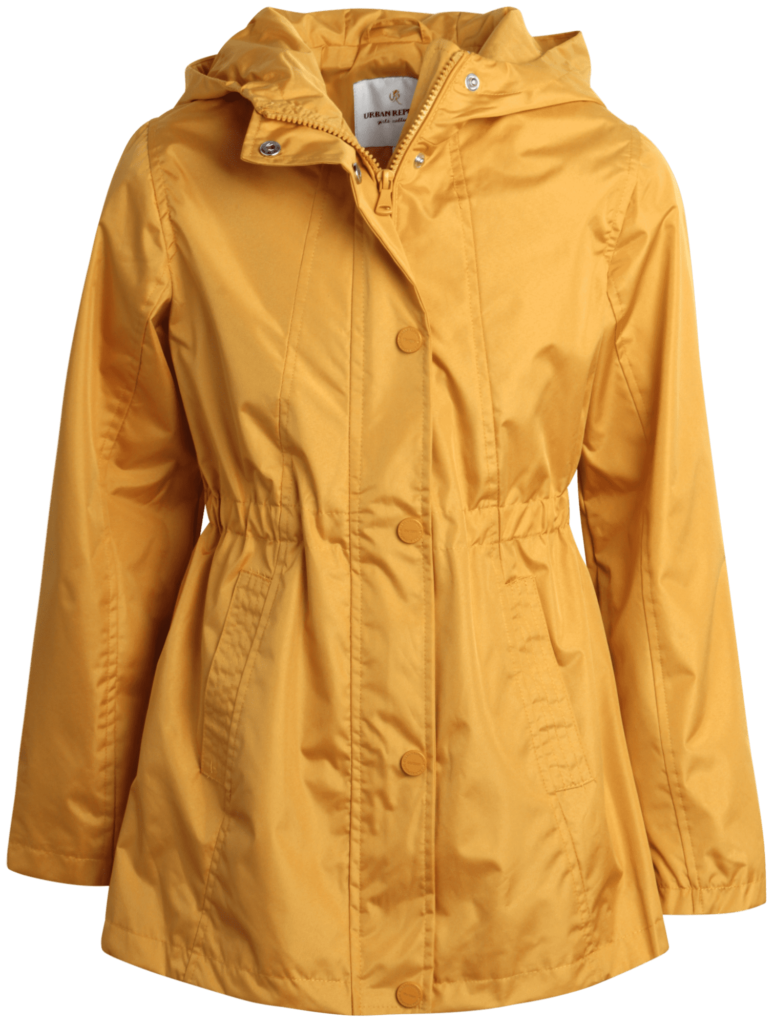 URBAN REPUBLIC Girls' Raincoat - Lightweight Waterproof Anorak Trench ...