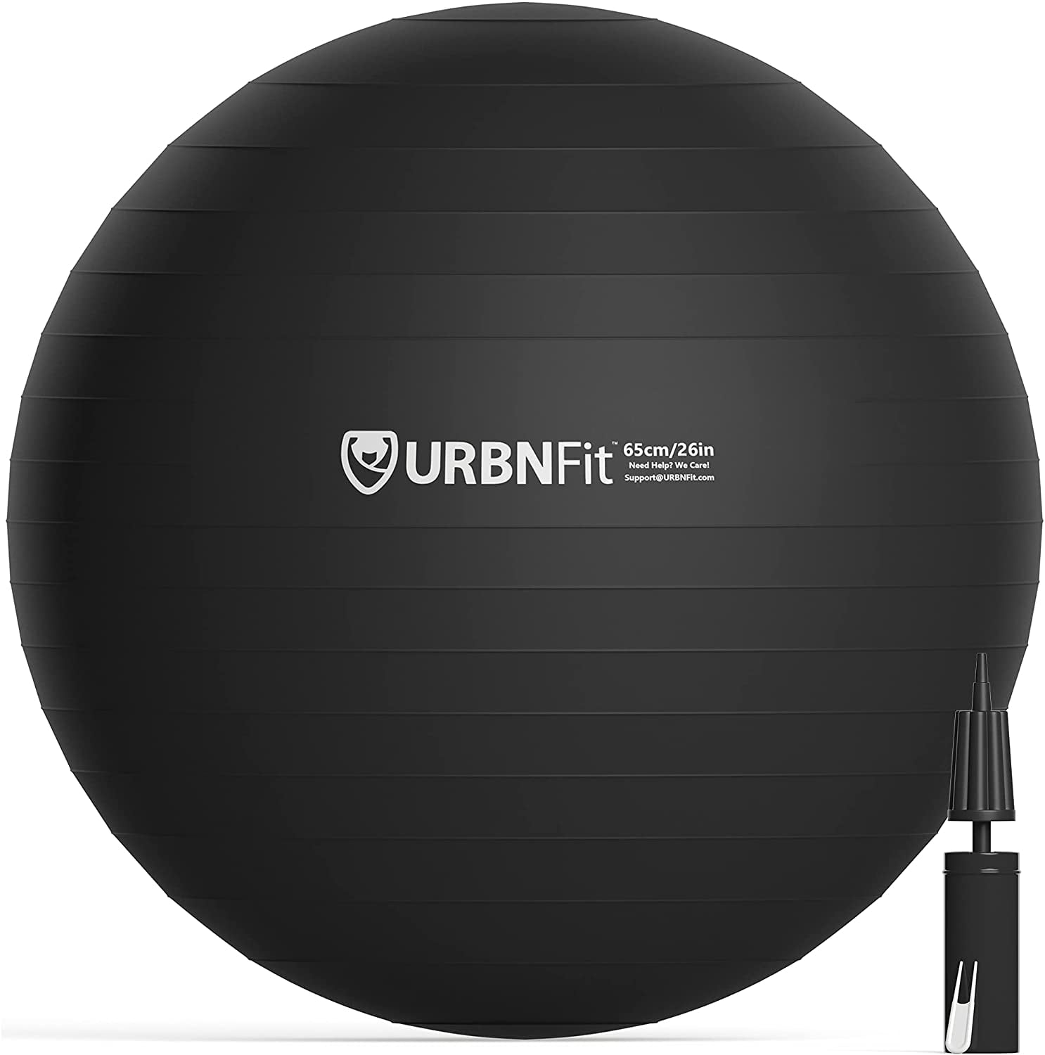 URBNFit 75CM Exercise Ball - AntiBurst Swiss Balance w/ Pump for Home ...