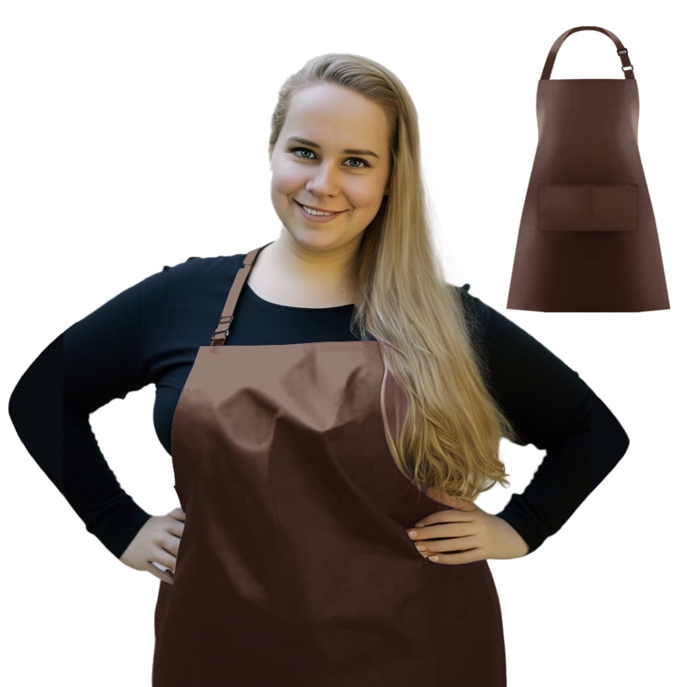 URBY 1pc Plus Size Apron General Purpose Extra Wide, Waterproof, Dark ...