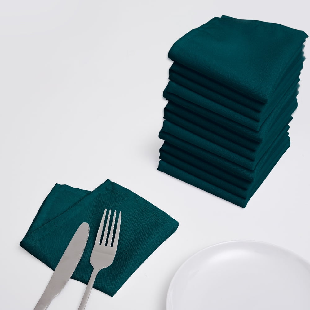 URBY 24pcs Reusable Small Cloth Napkins 10x10in Ideal for Parties and ...
